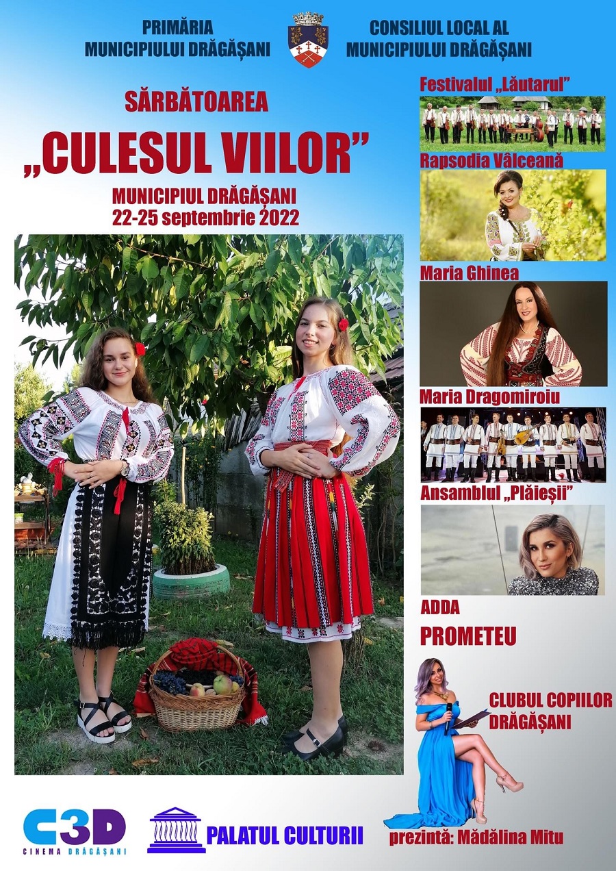 Patru zile de sărbătoare la Drăgășani de “Culesul Viilor” - Curierul de ...